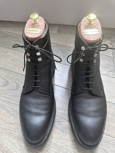 John Lobb Adler Boots BLACK 11E UK 12D US | eBay