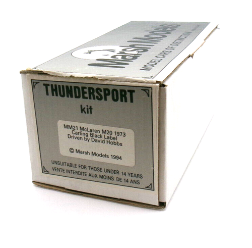 Marsh Models 1/43 Scale Kit - Resin & Metal - McLaren M20 1973 - Black ...