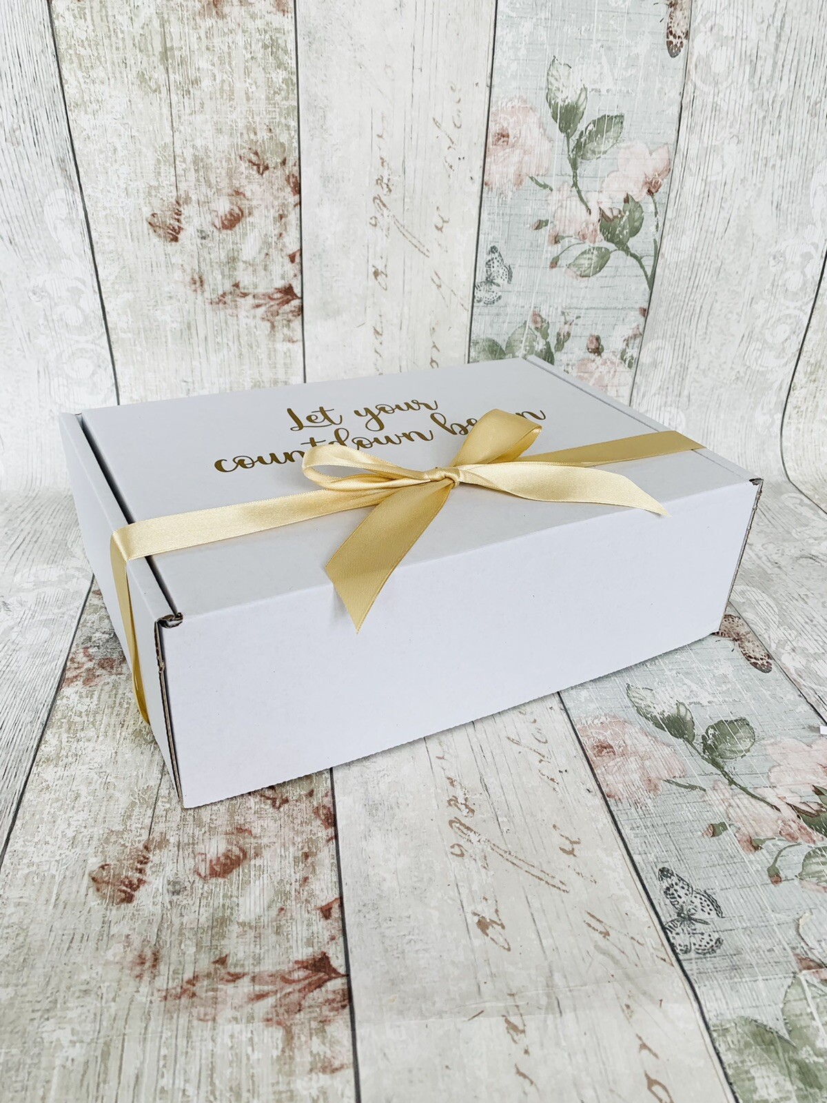 Wedding Birthday Countdown Gift Box Kit Bride To Be Advent Calendar ...