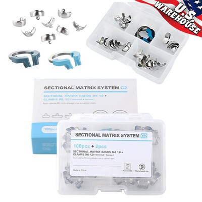 Dental Matrix Bands Ring Palodent V3 Sectional Contoured Matrices ...