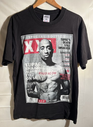 Vintage Tupac Shakur XXL Magazine Cover Size L Tee Shirt Shaka Tag 90’s ...