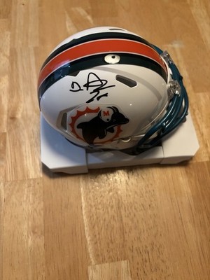 Devon Achane Autographed Miami Dolphins Mini Helmet Beckett | eBay
