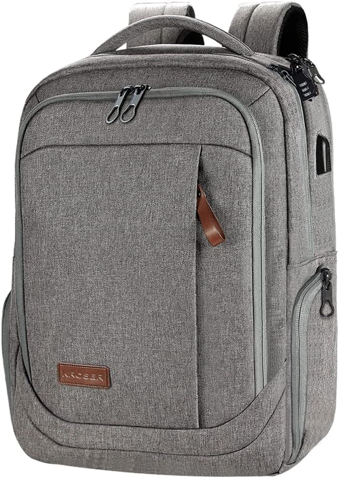 KROSER Laptop Backpack Large 17.3 Inch School Travel Computer Backpack ...