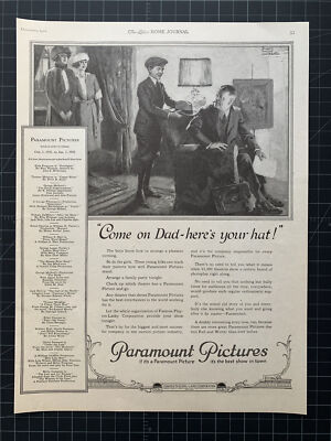 Vintage 1921 Paramount Pictures Print Ad | eBay