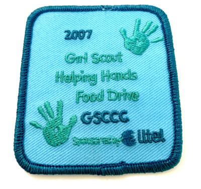 Vintage Girl Scout Council Colonial Coast HELPING HANDS FOOD DRIVE ...