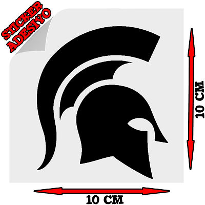 Sticker Adesivo Decal Elmo Spartano 2 Sparta Helmet 300 Sparta Tuning ...