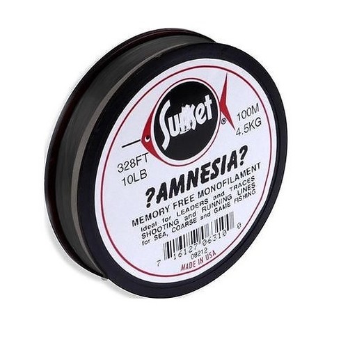 Amnesia Sunset Black Memory Free Monofilament Fishing Hooklink Line ...