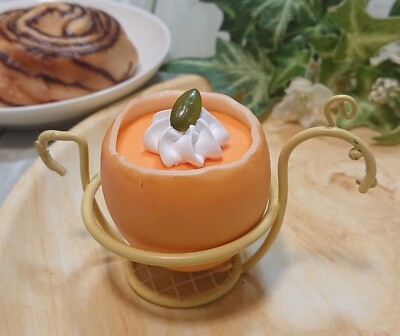 Food sample egg pudding brown With container Magnet Fake Food Vinyl ...