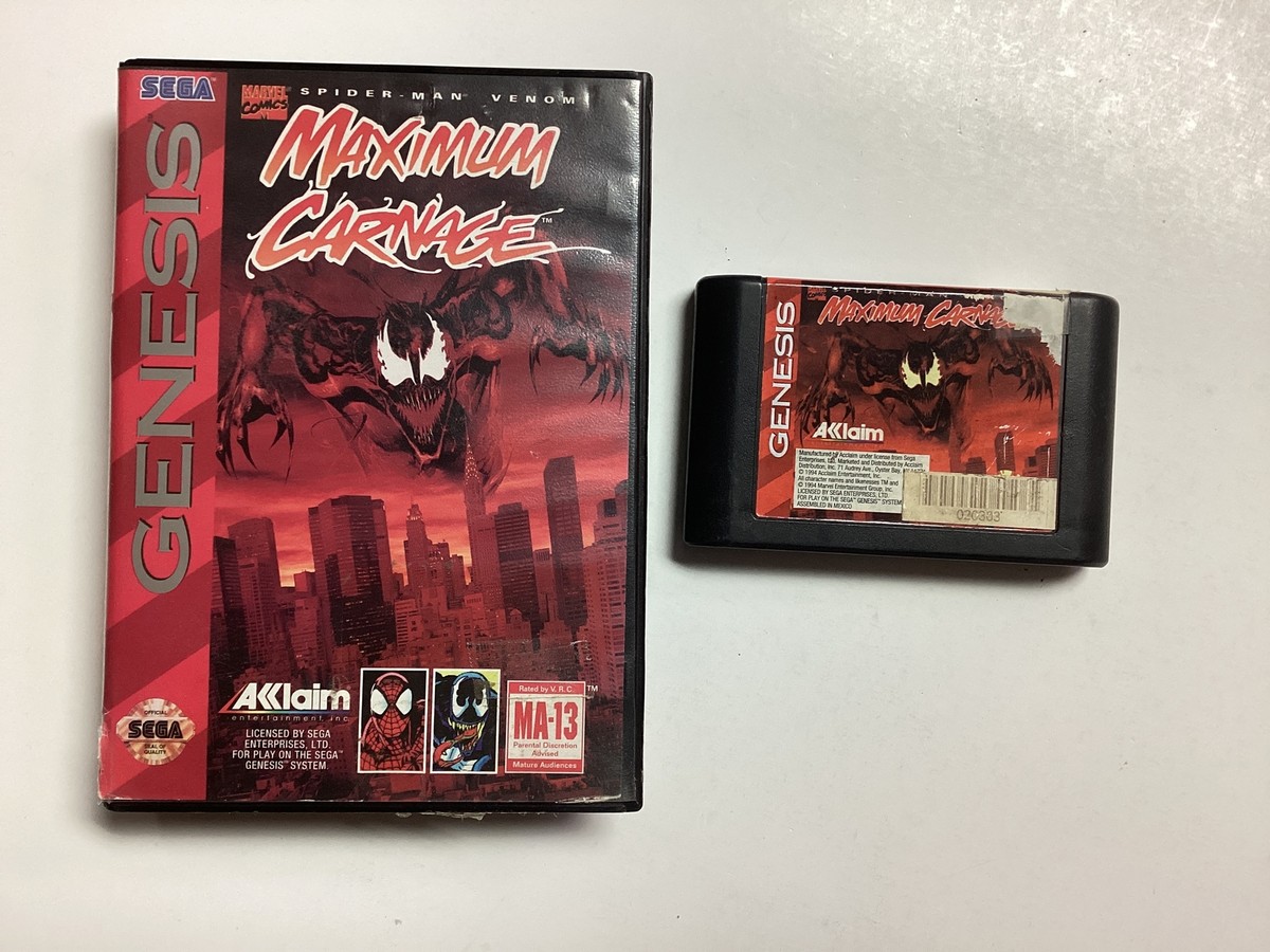 Maximum Carnage Game Nobody Has Beaten This Game. : R/SEGAGENESIS