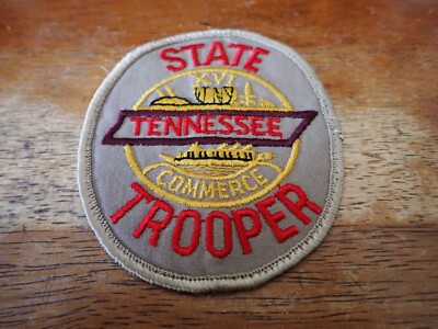 TENNESSEE STATE POLICE PATROL EARLY VEST PATCH OBSOLETE PATCH BX P #12 ...
