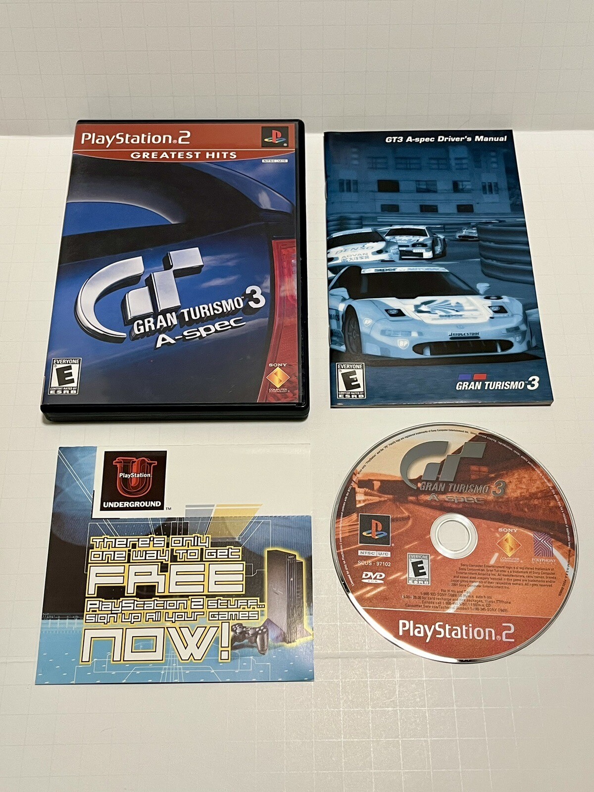Gran Turismo 3 & 4 Game Bundle Playstation 2 PS2 CIB Complete + *2 Reg ...