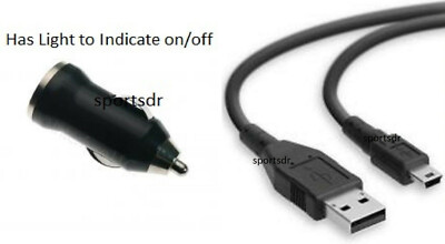 USB Power Cable Charger Cord Car Plug 4 Garmin Drivesmart 60 71 LMT LM ...