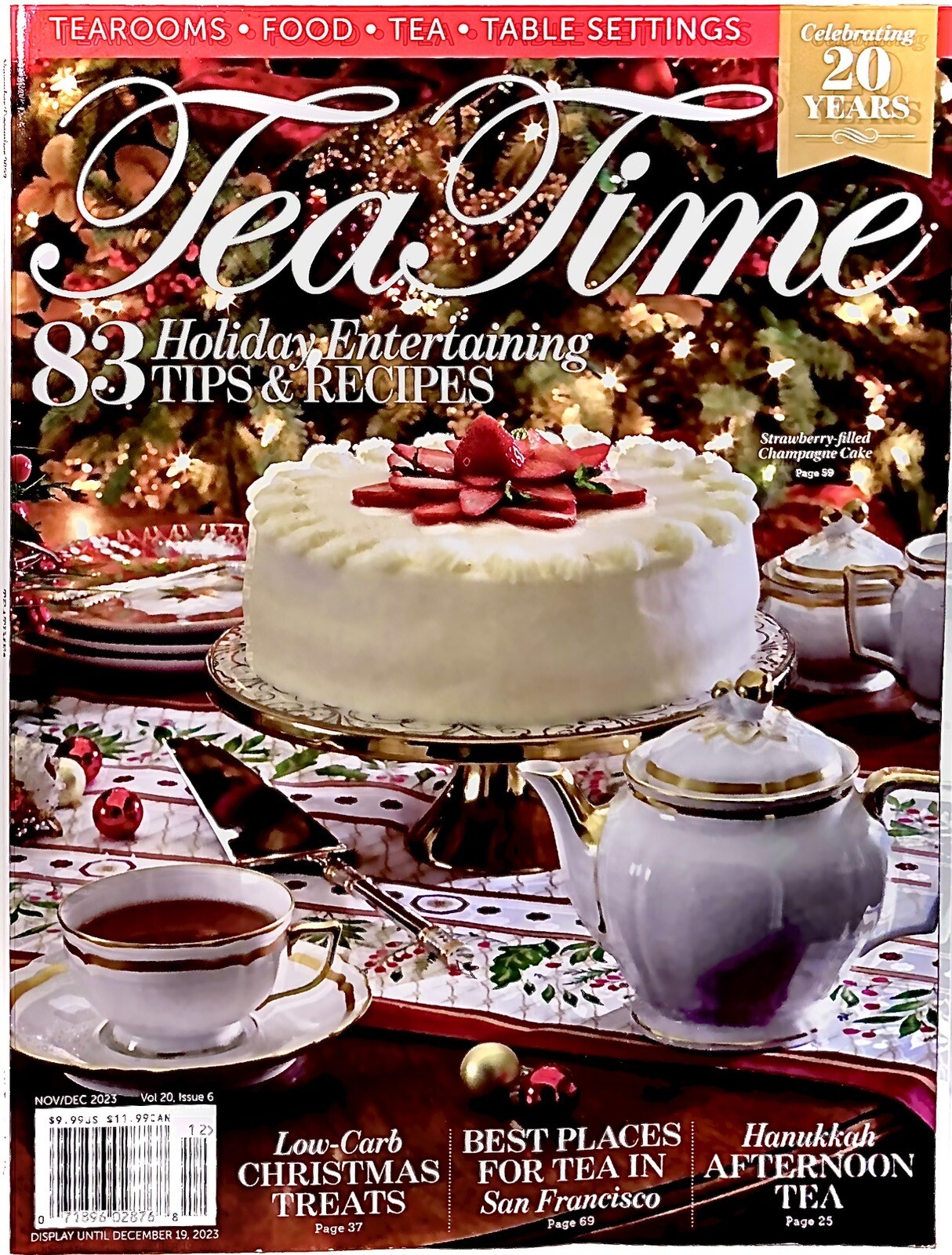 NEW TEA TIME MAGAZINE~HOLIDAY ENTERTAINING~CELEBRATING 20YEARS ISSUE ...