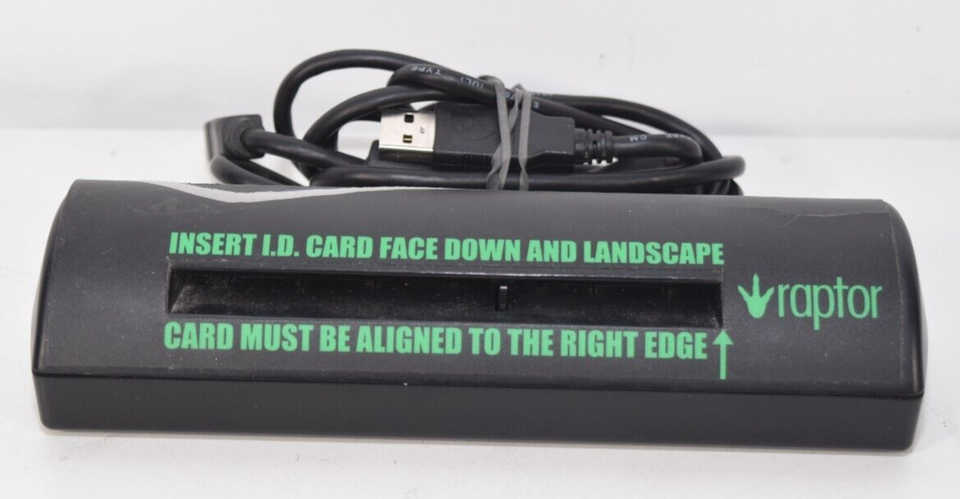 RAPTOR SCANSHELL 800 Card Scanner | eBay