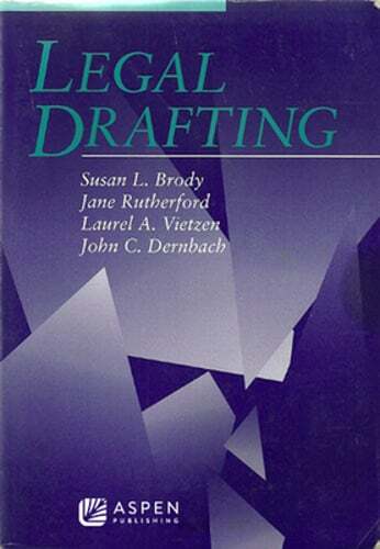 Legal Drafting by Jane Rutherford: Used 9780735516939| eBay