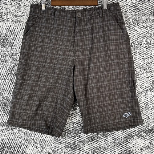 Fox Original Bermuda Shorts Mens 36 (Actual Waist 35) Brown Plaid | eBay