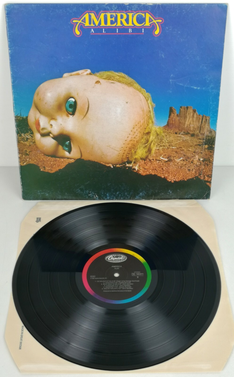 America - Alibi - Capitol - 1862011 - LP - Vinyl - Italy | eBay.de