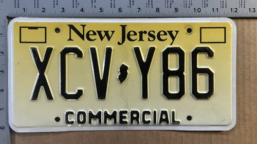 2005 New Jersey commercial license plate XCV-Y86 Ford Chevy Dodge 22224 ...