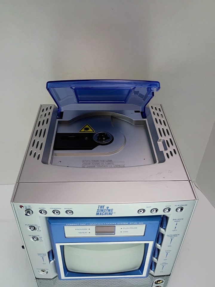 2003 MTV “THE SINGING MACHINE” CD And Graphics Karaoke System STVG-503 ...