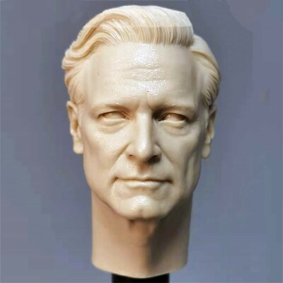 1:6 Unpainted Colin Firth King Agent Head Sculpt For 12" Male Action ...