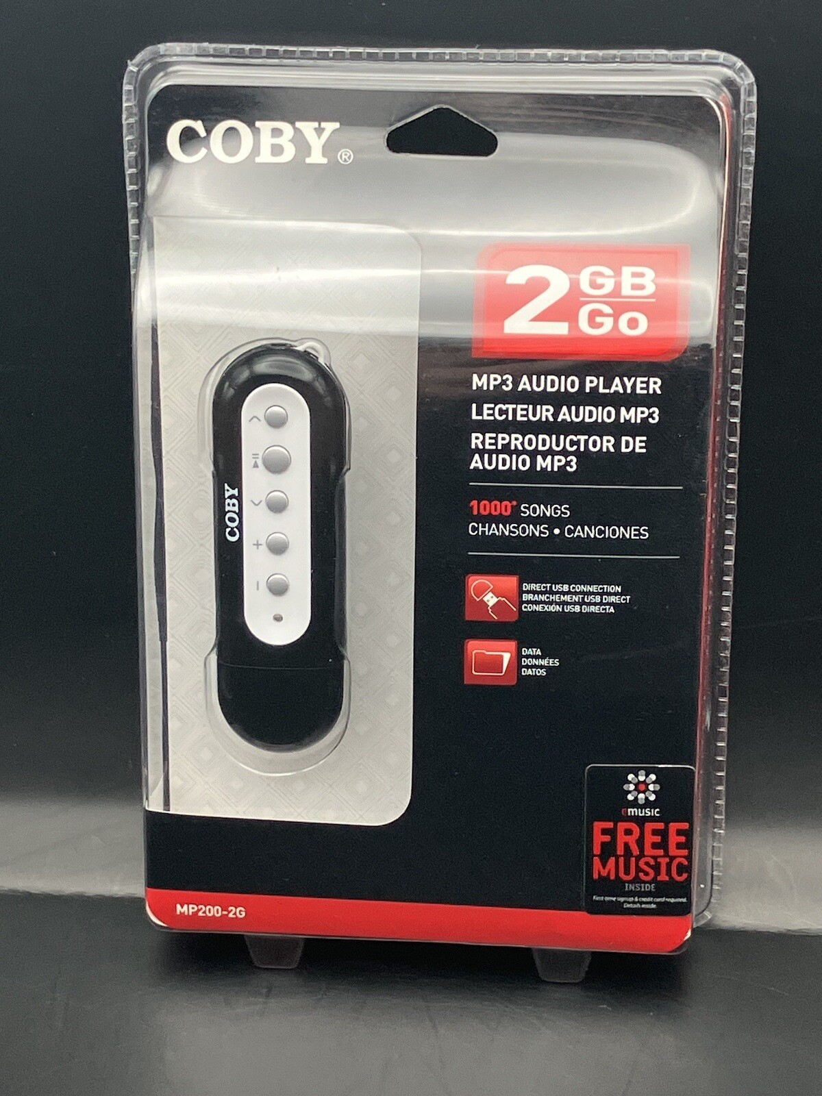 Coby MP200 Black (2 GB) Digital Media Player for sale online | eBay