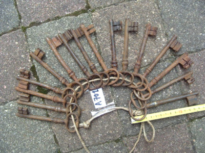 LOT A701 DE 16 GRANDE CLÉ CLÉS CLEFS CLEF ANCIENNES DE PORTE SERRURE | eBay