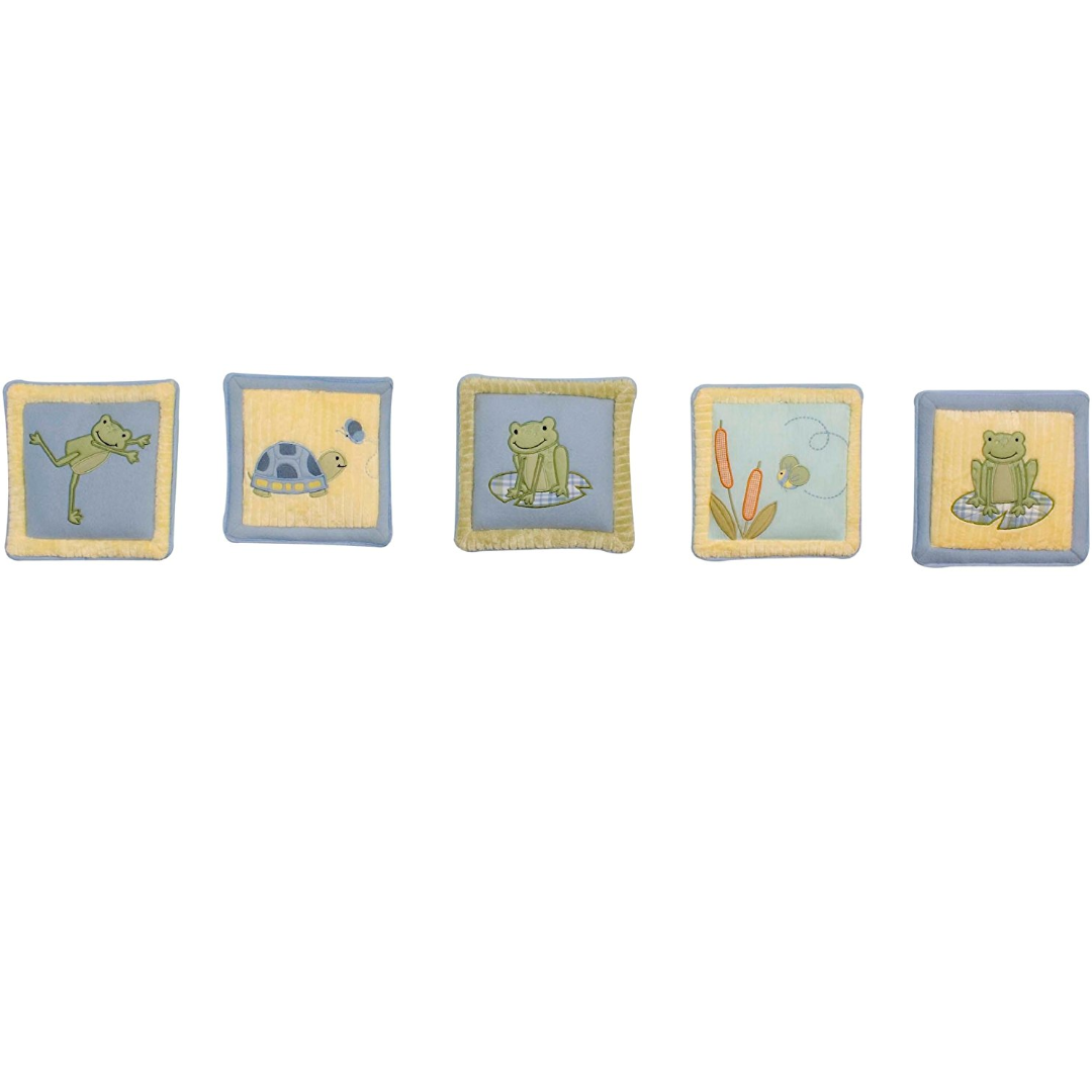 Kids Line Leap Froggie Wall Hanging (Set of 5) (Discontinued by ...