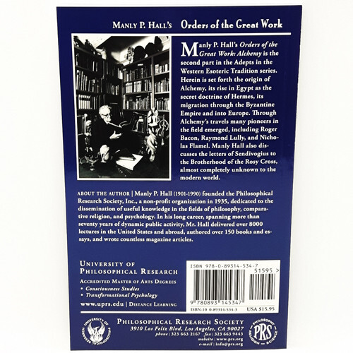 Orders of The Great Work: Alchemy by Manly P. Hall (Western Esoteric ...