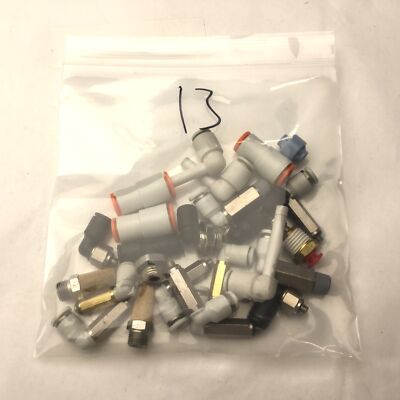 Lot of 25 Miscellaneous Assorted Connectors & Fittings, See Pics for ...