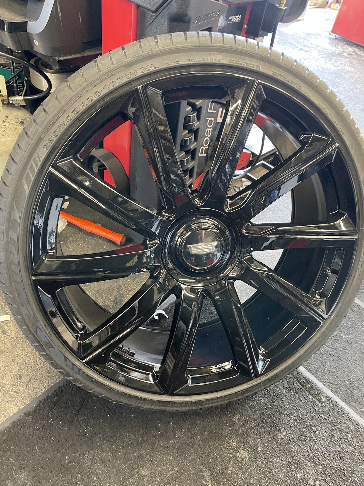 26x10 CADILLAC REPLICAS FLOATER CAPS 6 LUG TRUCK SUV CADDY WHEEL TIRE ...