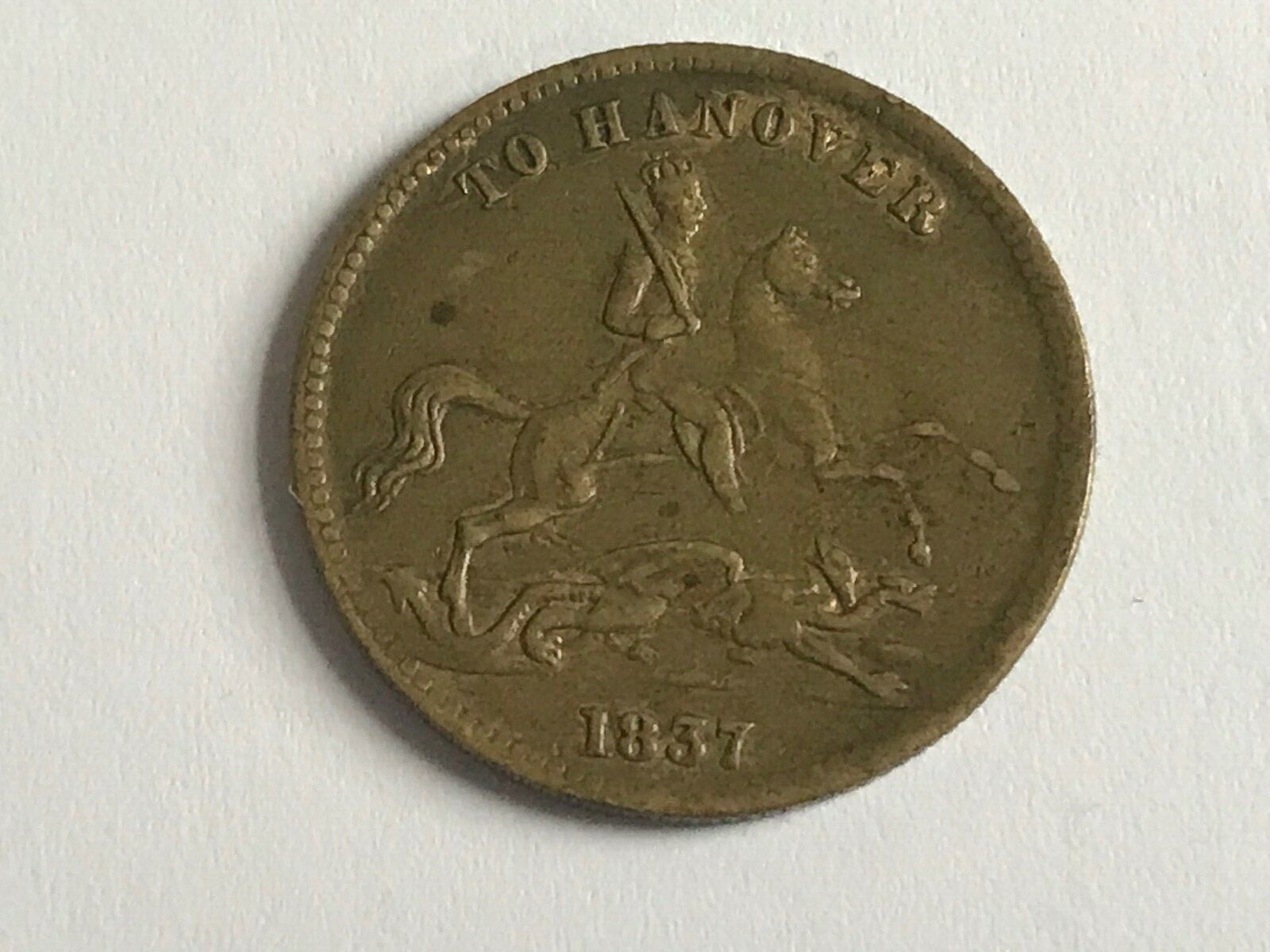 ~Simply Coins~ 1837 VICTORIA TO HANOVER DUKE OF CUMBERLAND TOKEN | eBay UK