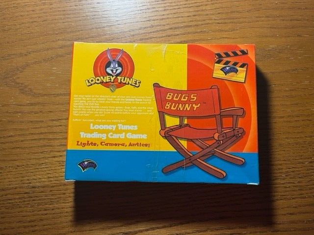 Looney Tunes Trading Card Game Lights, Camera, Antics! Sealed box Bugs ...