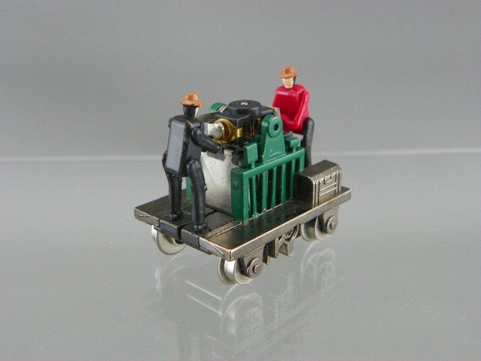 Vintage Bachmann 46223 HO 1/87 Rail Trolley Gandy Dancer Train Hand Car ...