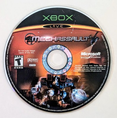 DISC ONLY- MECHASSAULT MICROSOFT ORIGINAL XBOX GAME | eBay