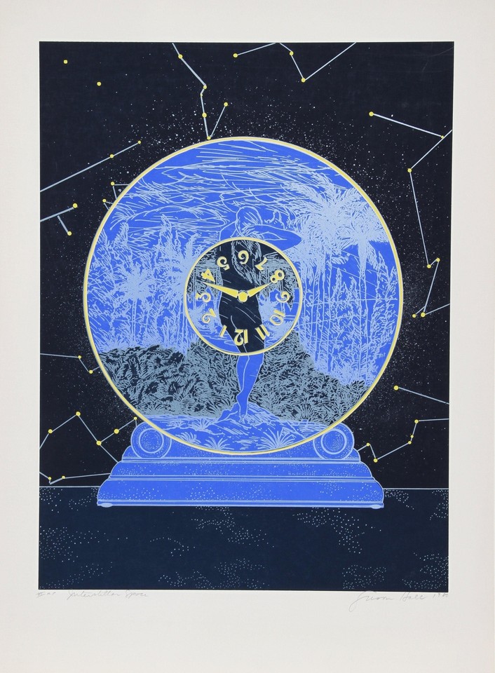 Susan Hall, Interstellar Space, Lithograph, signed and numbered in ...