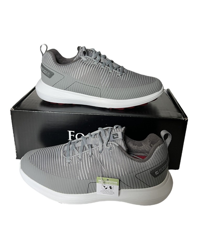 FootJoy Flex XP Spikeless Men's Grey Golf Shoes Extra Wide 56251 | eBay