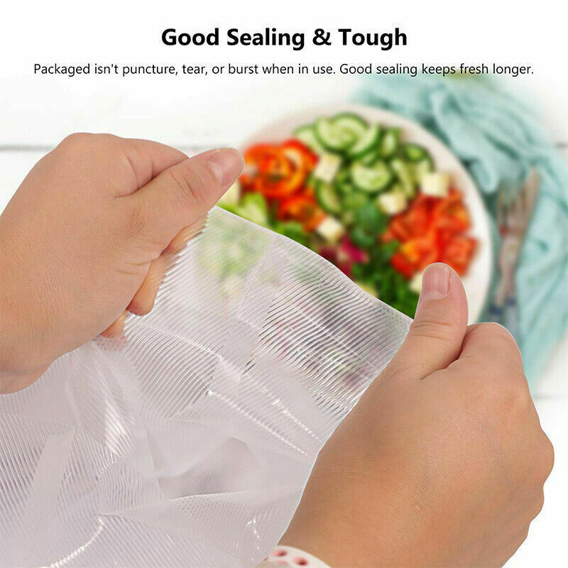 BPA-free Food Storage Bags 8x12 Inch Vacuum Sealer Bags – 4mil Embossed ...