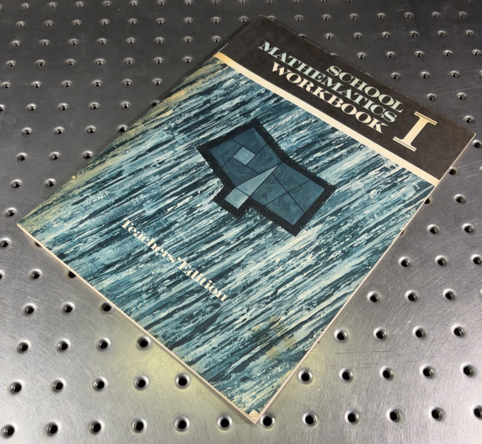 Addison-Wesley School Mathematics Workbook I Teacher's Edition 1971 | eBay