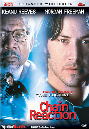 Chain Reaction - DVD - Very Good - Morgan Freeman, Keanu Reeves ...