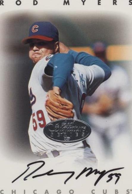 1996 Leaf Signature Series - Autographs Rod Myers Silver (AU, RC) for ...