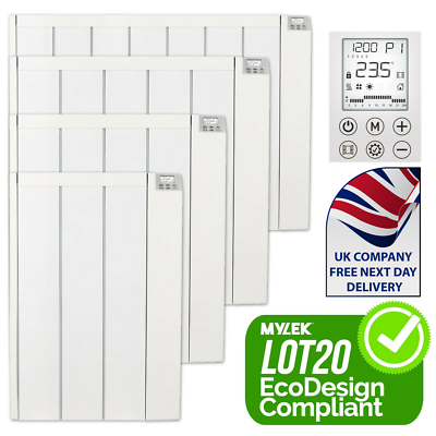 Panel Heater Ceramic Radiator Electric With Timer Wall Mounted Eco ...