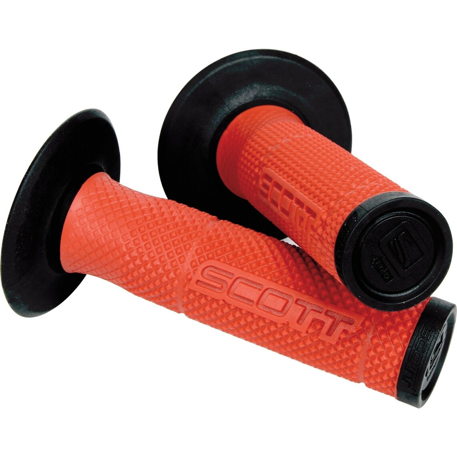 Scott SX II Grips Lenker Griffe rot/schwarz | eBay