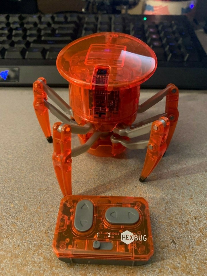 HEXBUG Battery Powered Robot Micro Robotic Hex Bug Larva, Spider ...