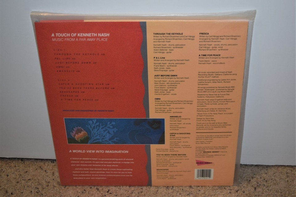 Kenneth Nash - A Touch Of - Audiophile Music West MWLP-121 LP tribal ...