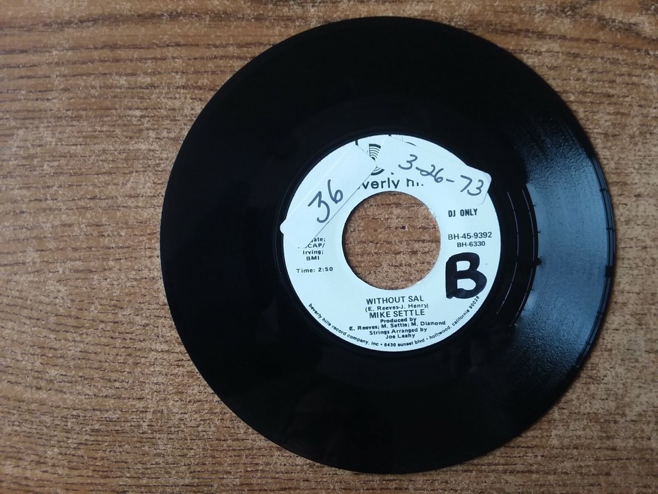 PROMO 1973 EXCELLENT+Mike Settle ? Without Sal 9392 45 | eBay