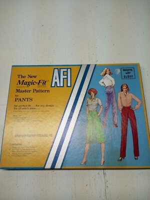 AFI The New Magic-Fit Master Pattern for Pants Designing with DUSAN Kit ...