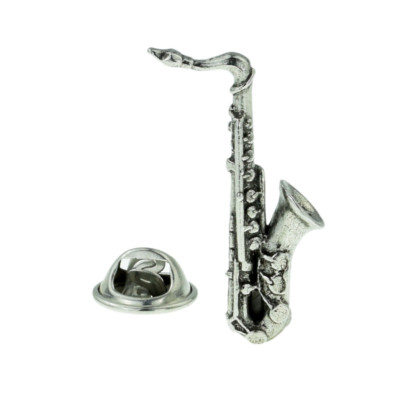 Pewter Saxophone Lapel Pin Badge XWTP129 | eBay UK