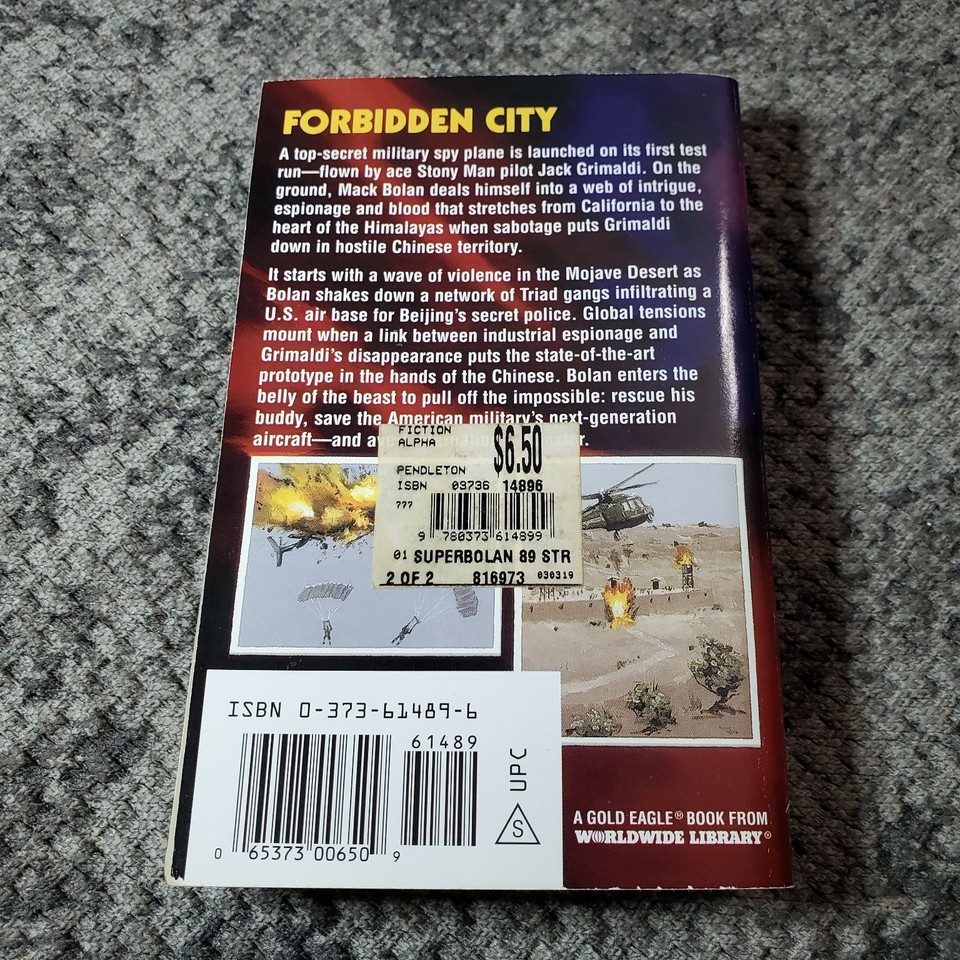 Strike and Retrieve Don Pendleton 2003 First Edition Spy Thriller Gold ...