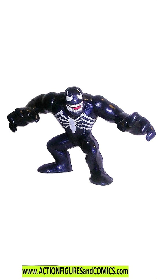 Marvel Super Hero Squad VENOM classic 2007 symbiote glossy metallic ...