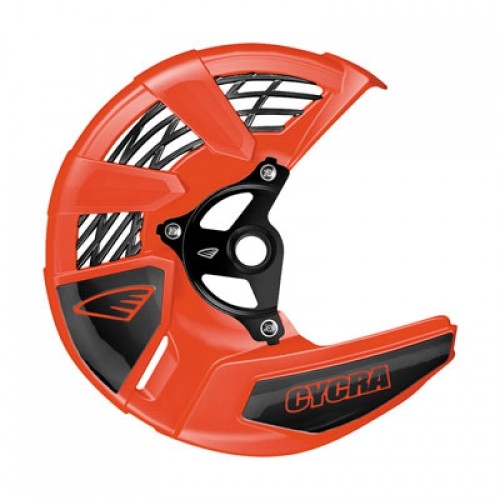 Cycra Tri-Flow Front Disc Cover with Mounting Kit Orange 1910910050 for ...